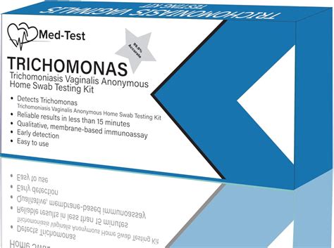 Trichomoniasis Vaginalis Anonymous Swab Testing Kit Fast Results For Professional Use Sti