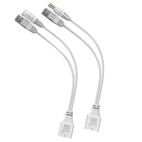 Zpaqi Networking Poe Injector And Splitter Kit For Ethernet Power Supply For Cctv