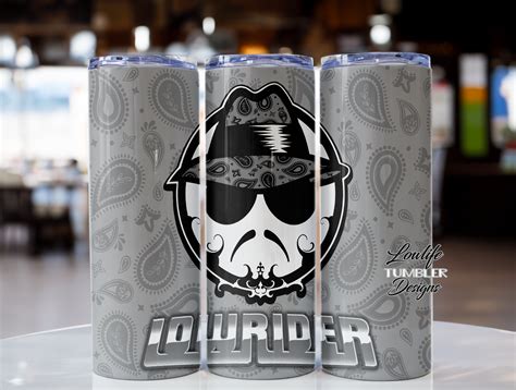 Lowrider Guy Tumbler Wrap Lowrider Tumbler Wrap Chico Sublimation Tumbler Wrap Lowrider