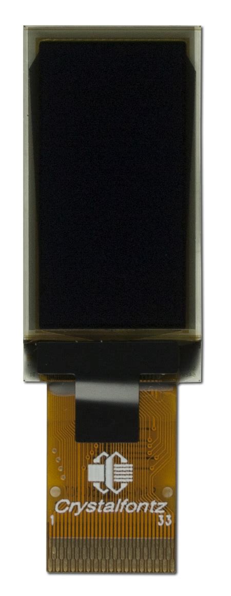 64x128 In Cell Oled Display From Crystalfontz