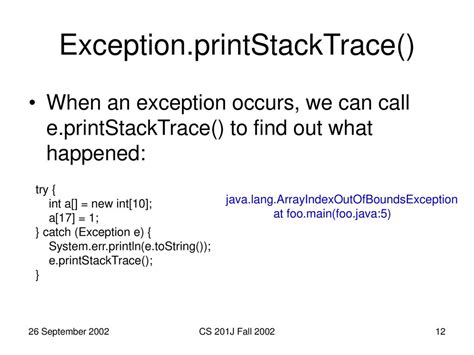 lecture 9 exceptions in java cs201j engineering software ppt download
