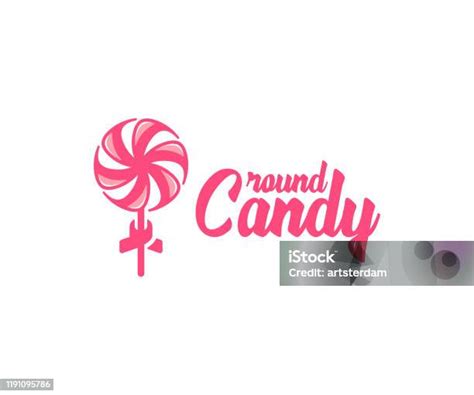롤리팝 디자인 달콤한 빨기 사탕 벡터 디자인입니다 캐러멜 과자 일러스트 로고에 대한 스톡 벡터 아트 및 기타 이미지 로고 사탕 사탕 가게 Istock