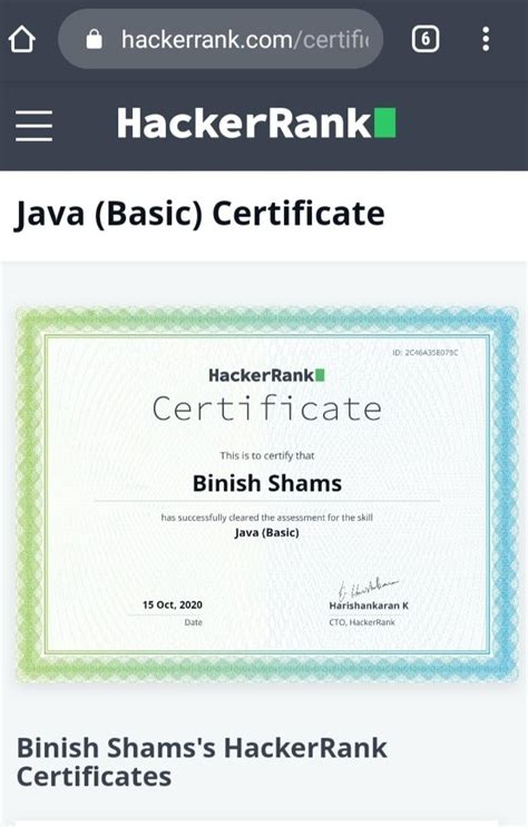binish shams on linkedin successfully completed the java assessment