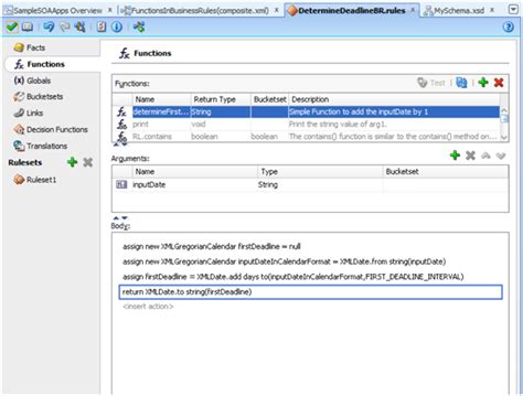soa and bpm my learnings functions in oracle business rule