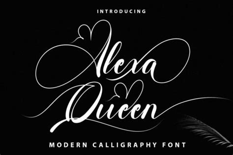 alexa queen script font free font