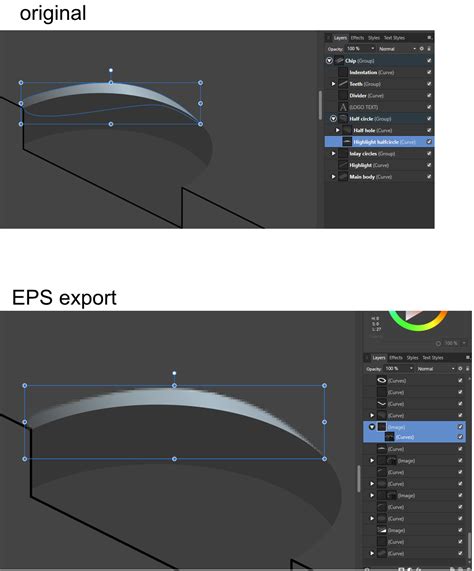 Why Is Designer Rasterizing This EPS Export Pre V Archive Of Desktop Questions MacOS And