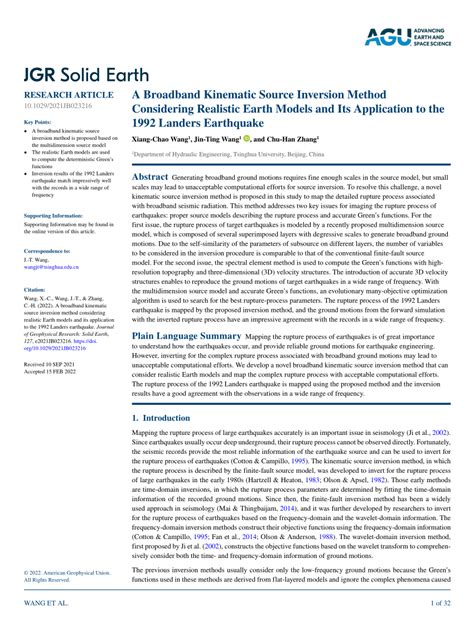 a broadband kinematic source inversion method considering realistic