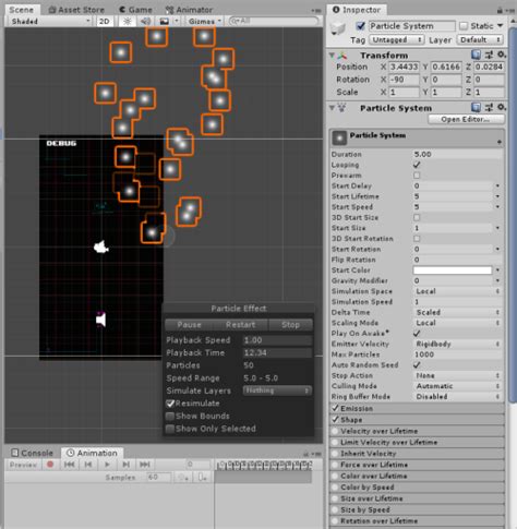 Attach A Particle System To Gameobject In Unity Design Develop Die