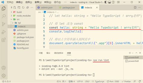 Ts 工程实践中的编译工具，代码检查工具，单元测试 Arry老师的博客 艾编程