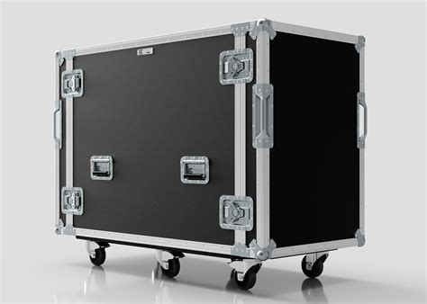 16u Data Server Rack Shock Mounted 1032mm Absolute Casing