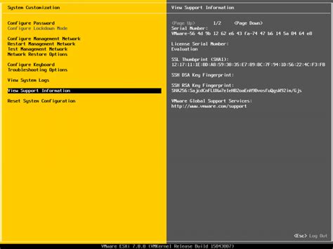 Vmware Esxi Direct Console User Interface Dcui Kullanımı Veli Kadir Kozan