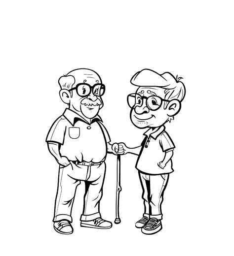 Opa Ausmalbilder Malvorlagen Opa Zum Ausdrucken