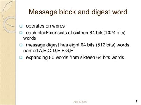 Secure Hash Algorithm Sha 512