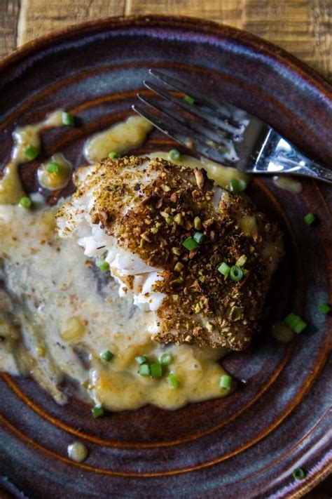 Pistachio Crusted Lingcod Or Whatever You Do