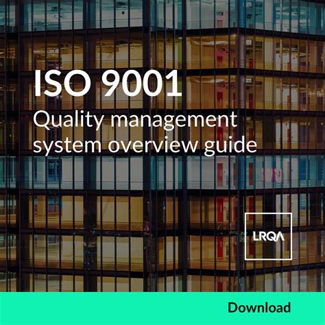 Iso 9001 Overview Guide Lrqa Uk Pratip Chaudhuri
