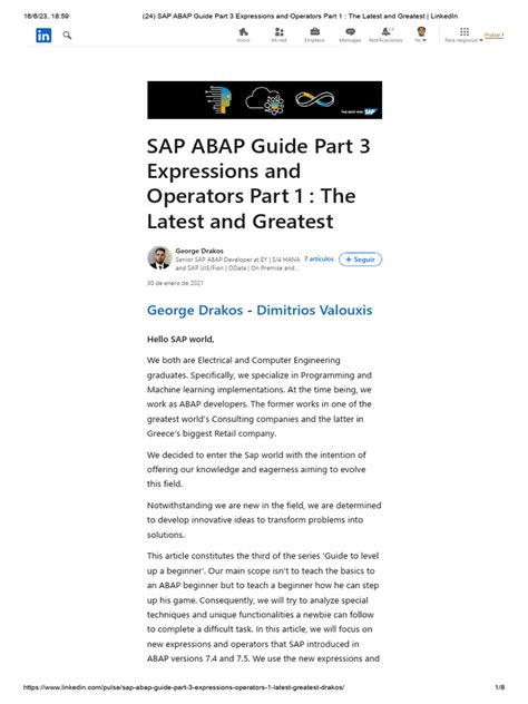 Sap Abap Guide Part 3 Expressions And Operators Part 1 The Latest And