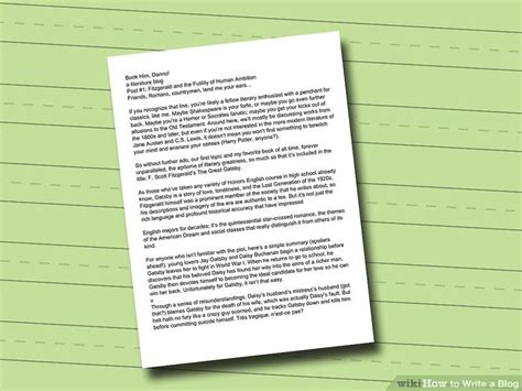 4 Ways To Write A Blog