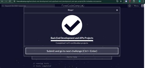Not Able To Claim The Certifications Backend Development The FreeCodeCamp Forum