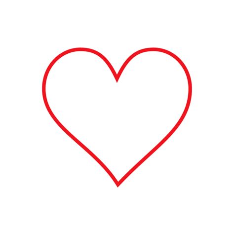 Heart Outlined Pngs For Free Download