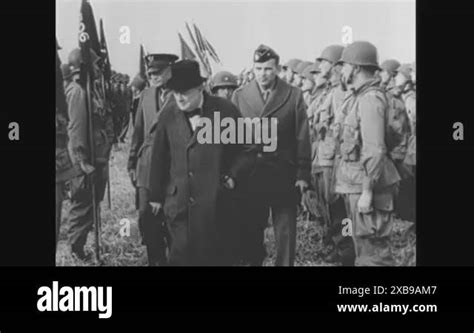 General Eisenhower Invades Normandy On D Day With Amphibious Landings