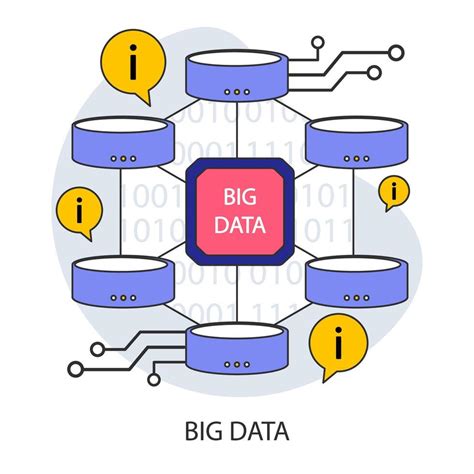 Big Data Intricate Network Of Data Processing And Storage 41172860 Vector Art At Vecteezy
