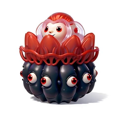 Premium Ai Image Mischievous 3d Characters Happy 3d Characters Monstercutegaudy 3d