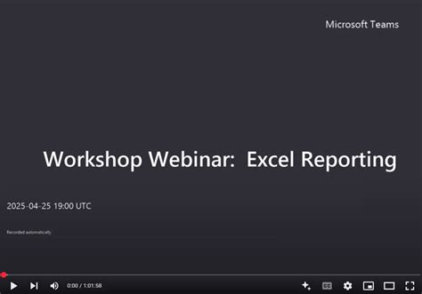 Camelot Webinar Excel Reporting With Excalibur Camelot 3pl Software