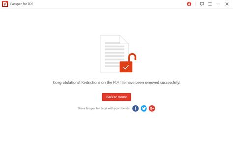 Passper For PDF Unlock PDF Password Easily And Quickly