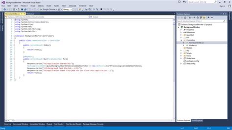 Run Background Task In Web Apps Using QueueBackgroundWorkItem