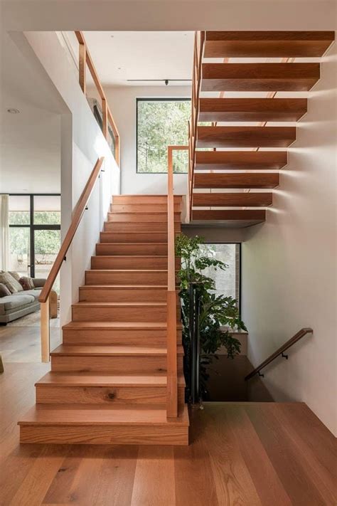 Modern Wooden Stair Elegant Design Meets Timeless Functionality