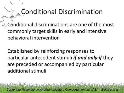 Ppt Conditional Discrimination Procedures Understanding To