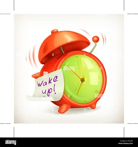 Alarm Clock Vector Stock Vector Images Alamy