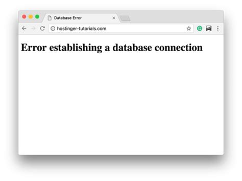 Top cách fix lỗi error establishing a database connection