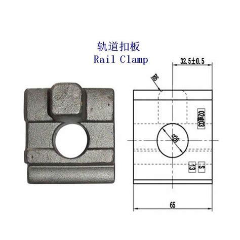 Rail Clamp Fixing Rails On Sleepers Kunshan Alex Railway Fastening Co
