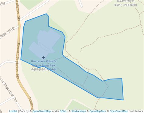 Geumcheon Citizens Culture Sports Park In Seoul Map And Routes