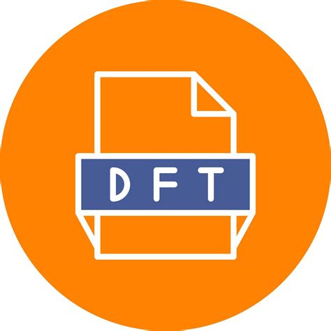 Dft File Format Icon 16979456 Vector Art At Vecteezy