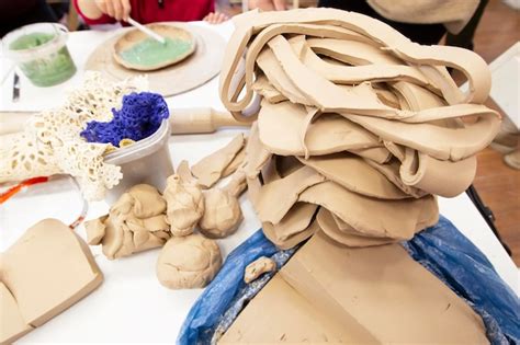Premium Photo Clay Master Class A Large Piece Of Clay For Making