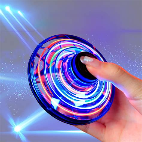 Aitree Flying Spinner Mini Drone Hand Operated 360Â° Rotating Gyro Toy