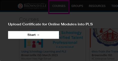 Upload Certificate For Online Modules Into Pls