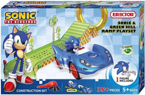 Sonic The Hedgehog Sonic Green Hill Ramp Construction Set 5610 Erector Toywiz