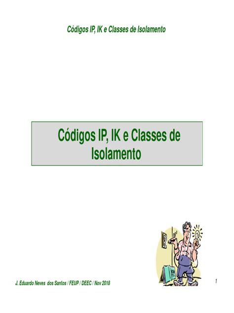 Codigos Ip Ik Classes Isolam 2018 Pdf Fiação Elétrica Eletricidade