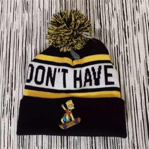 Simpsons Accessories The Simpsons Skateboarding Bart Simpson Dont