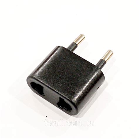 Переходник на Плоскую и Евро Вилку 10А 220V / Черный / 3507 — Купить ...