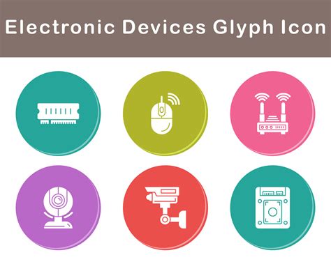Electronic Devices Vector Icon Set 21508590 Vector Art At Vecteezy