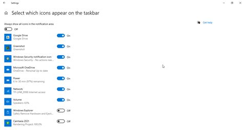 Personalize Taskbar Show Or Hide Notification Area Icons Windows Or Amadaun