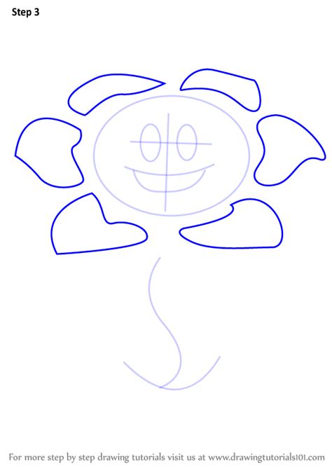 How To Draw Flowey From Undertale Undertale Step By Step DrawingTutorials Com