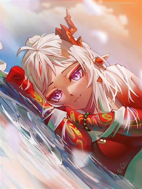 Nian Arknights Drawn By Nikov Danbooru