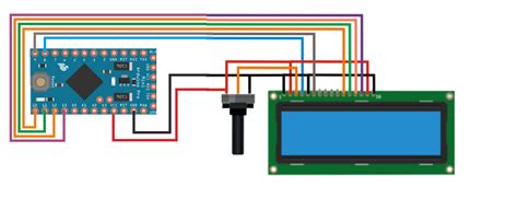 LCD Дисплей - LCD 1602A - Arduino Pro Mini / ArduBlock