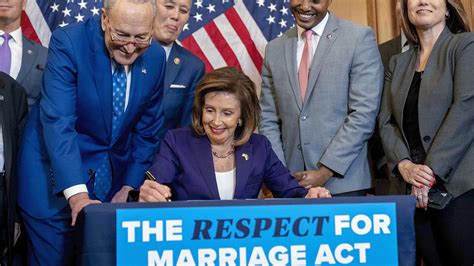 Democrat Controlled Us House Passes Bill To Codify Same Sex Marriages