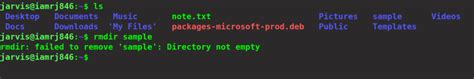 how to remove files and directories using linux command line